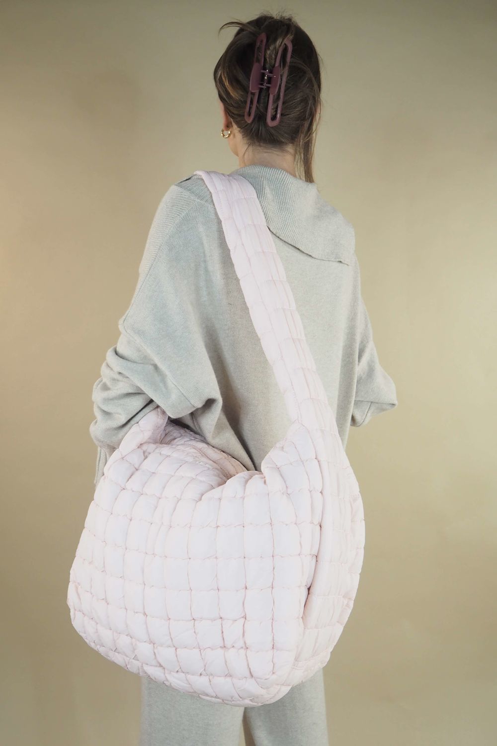 Laundry B Cloud Puff Weekend Bag Seashell