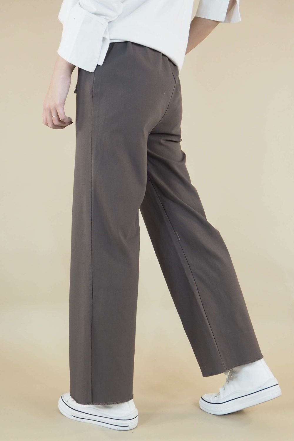 Laundry B Raw Kick Marine Luxe Magic Trouser Chocolate