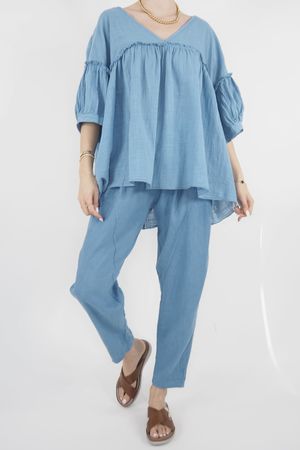 Cotton Tops For Women | Made in Italy Cotton Blouses