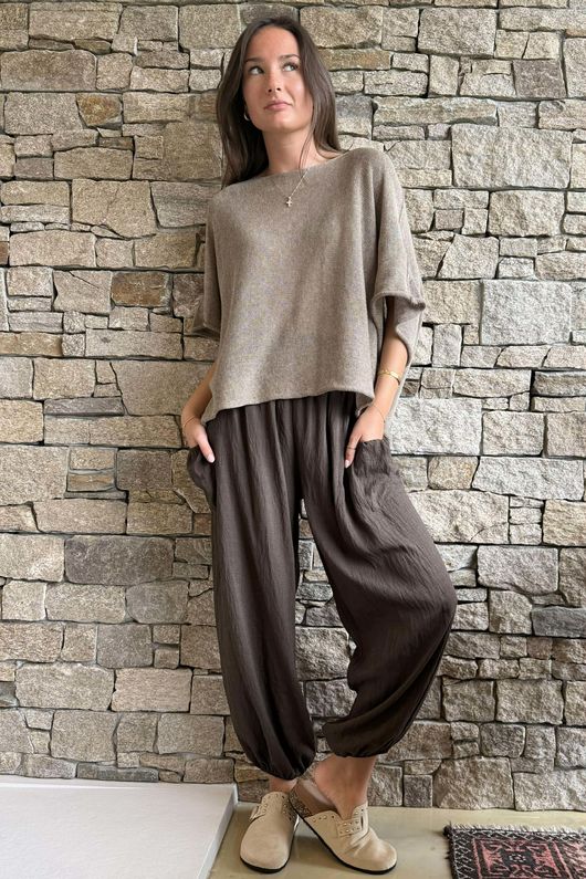 Conrad Box Cotton Knit Earth