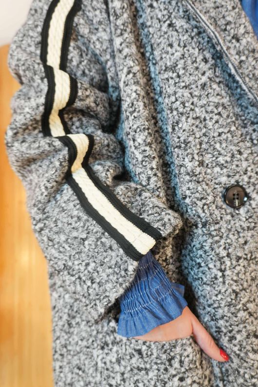 Garrison Boucle Coat Mono /15=