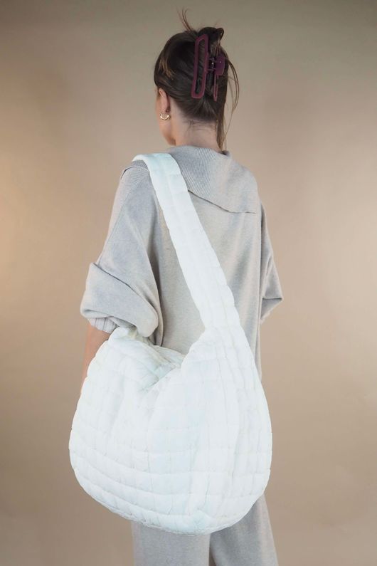 Laundry B Cloud Puff Weekend Bag Marshmallow