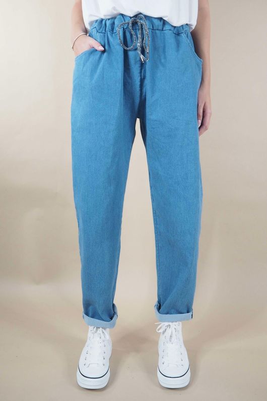 Made in Italy Luxury Smooth Magic Jeans Mid Denim