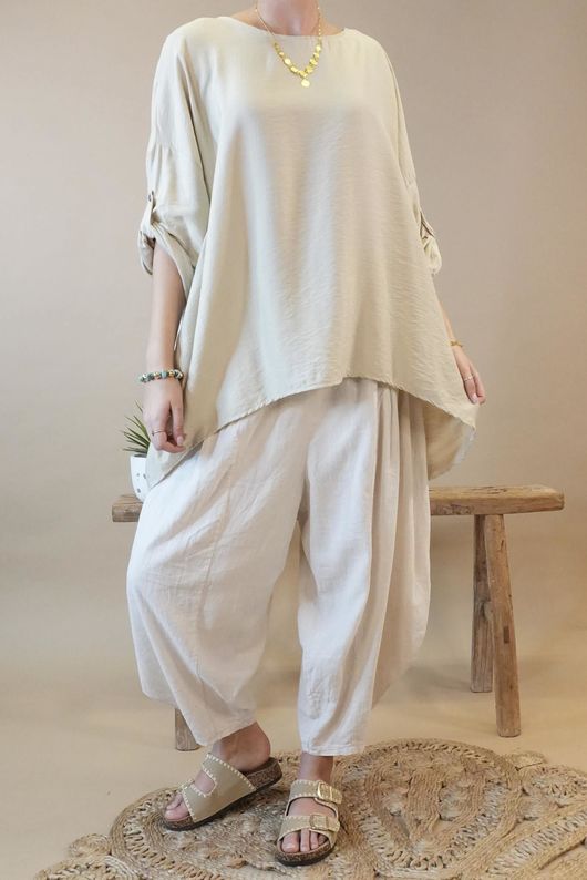 Made in Italy Jane High Low Top Stone