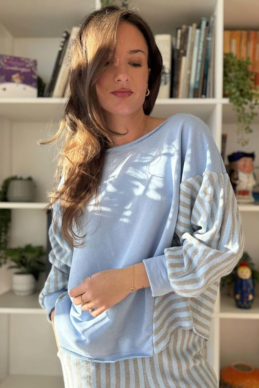 Shoreditch Slouch Sweat Iceberg Grey /11=