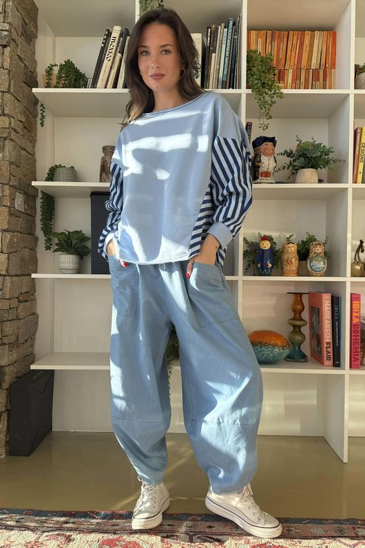 Shoreditch Slouch Sweat Iceberg Navy /15 Pre order 1 week