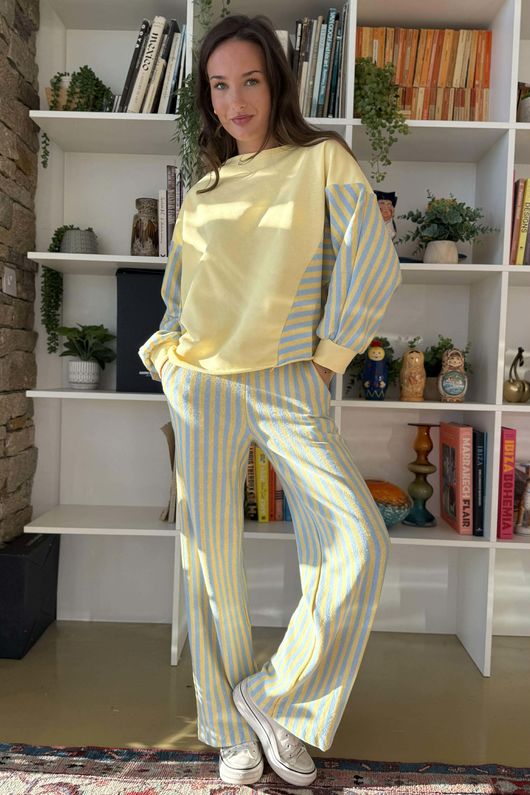 Shoreditch Slouch Sweat Lemonade Iceberg /15 Pre order 1 week