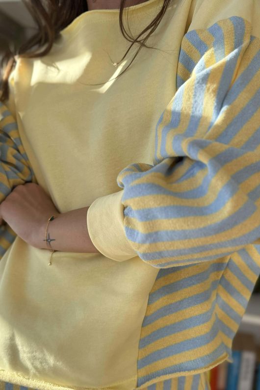 Shoreditch Slouch Sweat Lemonade Iceberg /15 Pre order 1 week